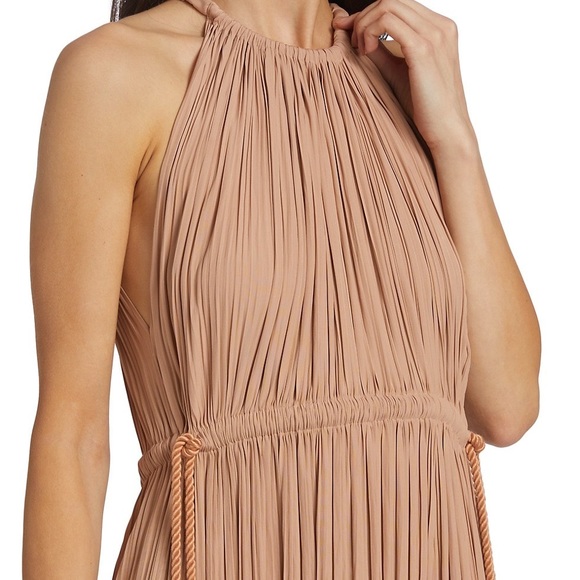 A.L.C. | Dresses | Alc Ella Gathered Halter Maxi Dress Size 4 659 ...